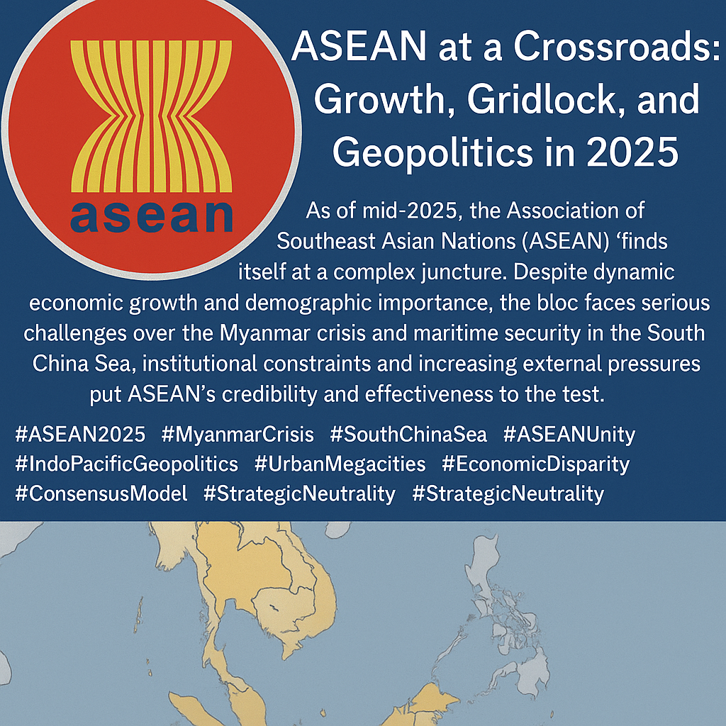 ASEAN at a Crossroads: Growth, Gridlock, and Geopolitics in 2025 – "Connecting communities ...
