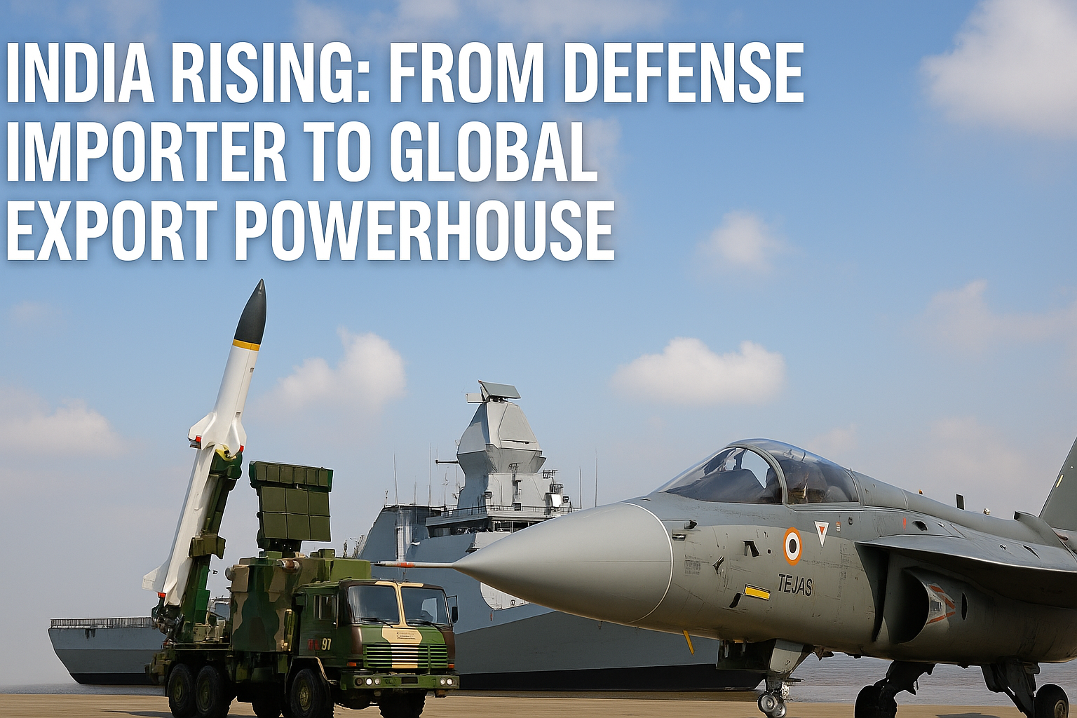 India’s Expanding Defense Export Ambitions: Charting a Path to Global ...