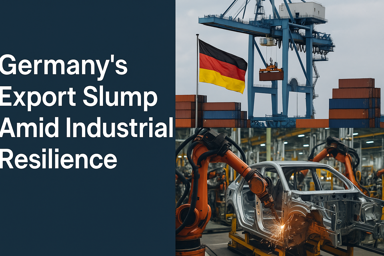 Germany’s Export Slump Amid Industrial Resilience: What July 2025 Tells ...