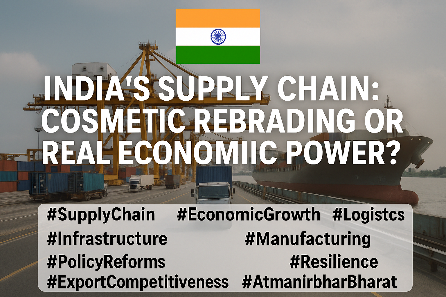 India’s Supply Chain: Cosmetic Rebranding or Real Economic Power ...